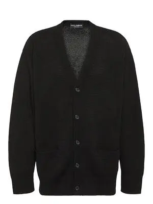 Dolce & Gabbana Cotton Cardigan - Black