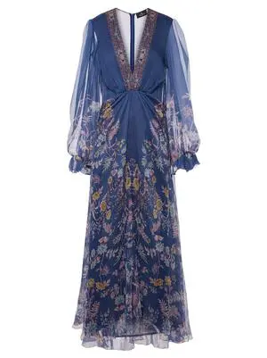 Etro Printed Silk Gown - Multicoloured