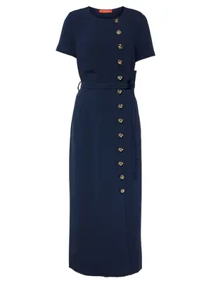 Altuzarra Rosa Midi Dress - Blue