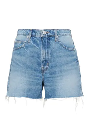 FRAME Vintage Denim Shorts - Blue