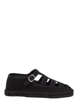 BODE Peggy Canvas Espadrilles - Black