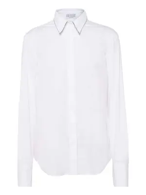 Brunello Cucinelli Cotton Shirt - White
