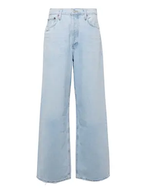 AGOLDE Low Slung Baggy Wide-leg Jeans - Blue