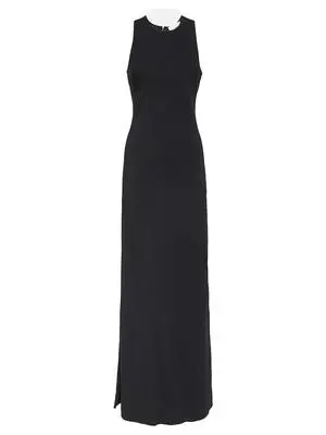 AMI Paris Jersey Maxi Dress - Black