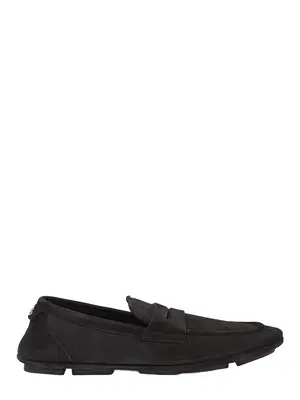 Dolce & Gabbana Suede Loafers - Black