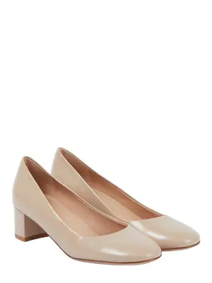 GIANVITO ROSSI Leather Pumps - Neutrals