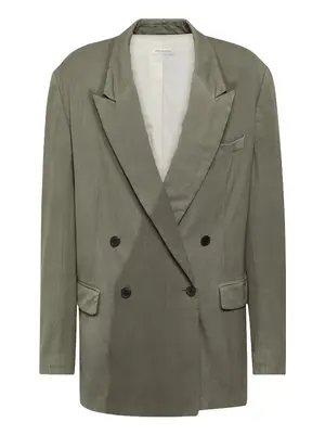 DRIES VAN NOTEN Dries Van Noten Oversized Wool-Blend Blazer