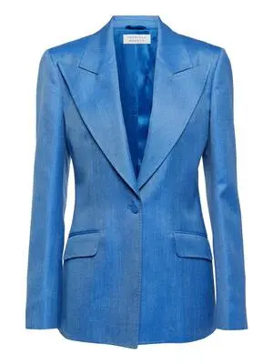 Gabriela Hearst Leiva Wool-blend Blazer - Blue