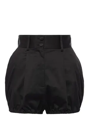 Dolce & Gabbana High-rise Gabardine Shorts - Black