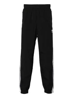 Adidas Trefoil-embroidered Recycled Polyamide Track Pants - Black