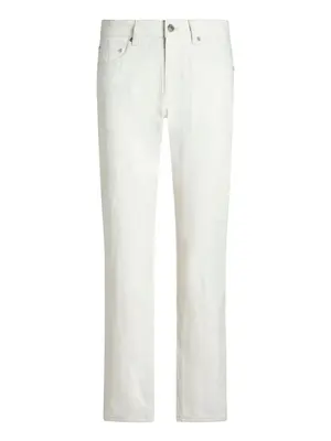 Etro Slim-cut Jacquard Jeans - White