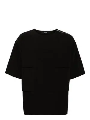 SONGZIO Layered Drop-shoulder T-shirt - Black