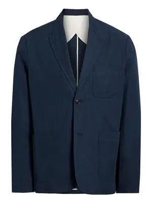 ALEX MILL Mercer Cotton And Linenblend Blazer - Midnight Blue