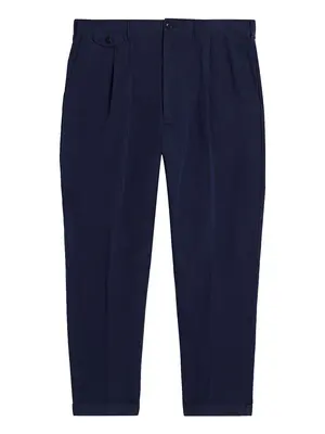 ALEX MILL Cotton And Linen-blend Pants - Navy