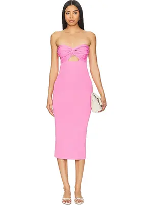 SNDYS Maia Midi Dress - Pink