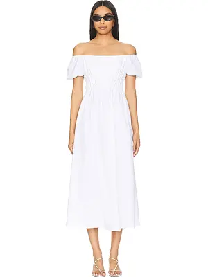 SNDYS Sofia Maxi Dress - White
