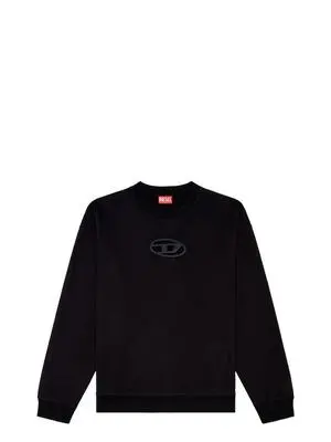 DIESEL® Logo Cut-out Sweatshirt - Black