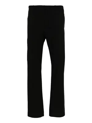 POST ARCHIVE FACTION Tonal Stitching Straight-leg Trousers - Black