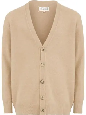MAISON MARGIELA Maison Margiela V-Neck Wool Cardigan