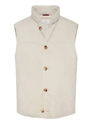 BRUNELLO CUCINELLI Brunello Cucinelli Padded Leather Vest
