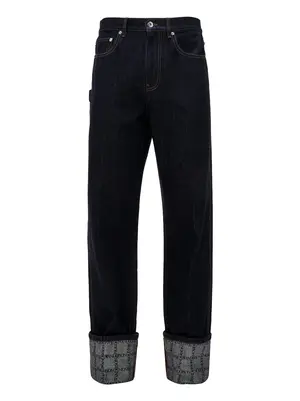 JW Anderson Straight Leg Mid-rise Jeans - Blue