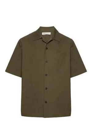 MODES Short-sleeve Poplin Shirt - Green
