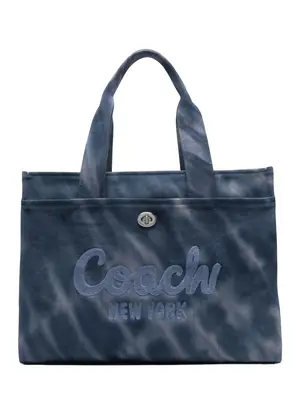 Coach Coach Cargo 40 Tie-Dye Tote Blue