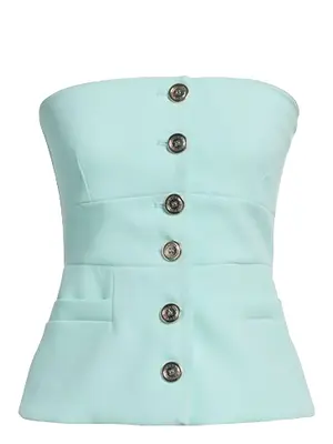 Pinko Top Light Polyester, Elastane - Green