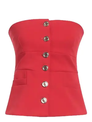 Pinko Top Light Polyester, Elastane - Red