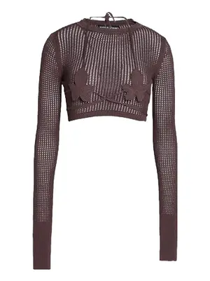 ANDREĀDAMO Knit Lightweight Knit Sweater - Brown