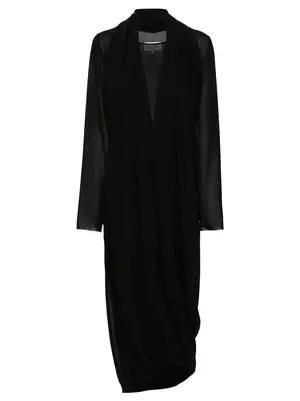 MAISON MARGIELA Layered Maxi Dress - Black