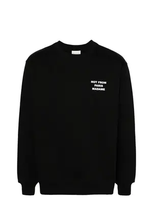 Drole De Monsieur Le Slogan Sweatshirt - Black