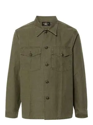 Ralph Lauren Slub-texture Cotton Shirt - Green