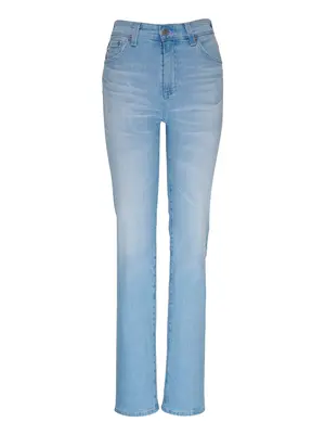 Ag Cotton Denim Jeans - Blue