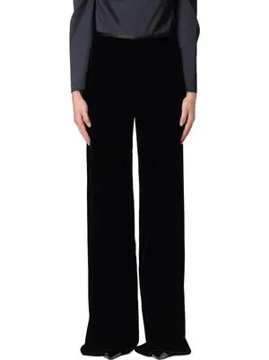 Emporio Armani Wide Leg Trousers - Black