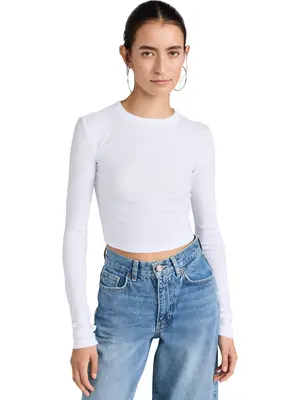 Cotton Citizen Verona Crop Shirt - White