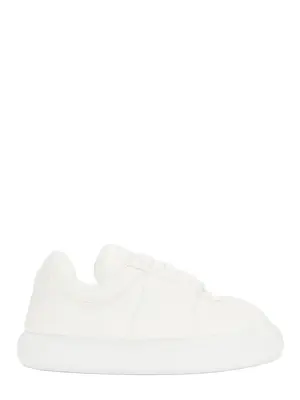 Marni Leather Sneakers - Lily White