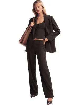 REFORMATION Vida Low Rise Short Pant - Brown
