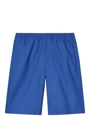 Cos Elasticated Cotton Shorts - Blue