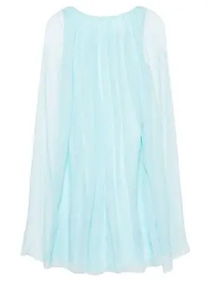 Max Mara Silk Midi Dress - Clear Blue