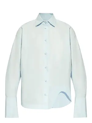 Attico Eliza Cotton Shirt - Blue