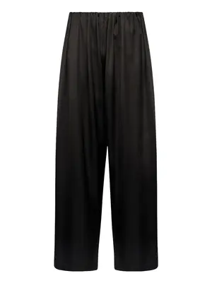 MAISON MARGIELA Pleated High-waist Trousers - Black