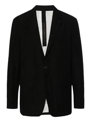 FORME D'EXPRESSION 1b Lounge Single-breasted Blazer - Black