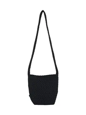 NAGHEDI Laguna Neoprene Crossbody Bag - Black