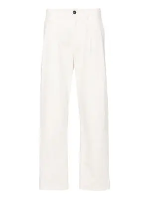 Sease Mid-rise Wide-leg Trousers - Neutrals