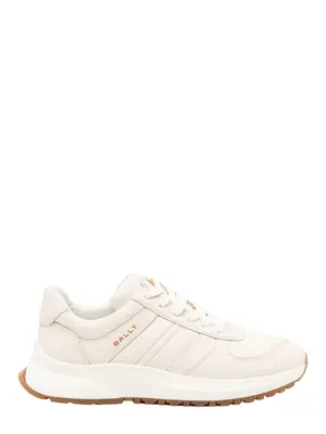 Bally Bally Outline Leather Sneakers Neutrals