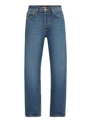 EB DENIM EB DENIM High-Rise Straight-Leg Jeans Dkblue