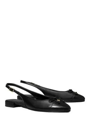 Tory Burch Cap-toe Slingback Pumps - Perfect Black/perfect Black