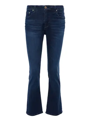 Ag Jodi Crop Flared Jeans - Blue