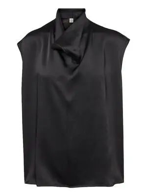 TOTEME Draped Top - Black